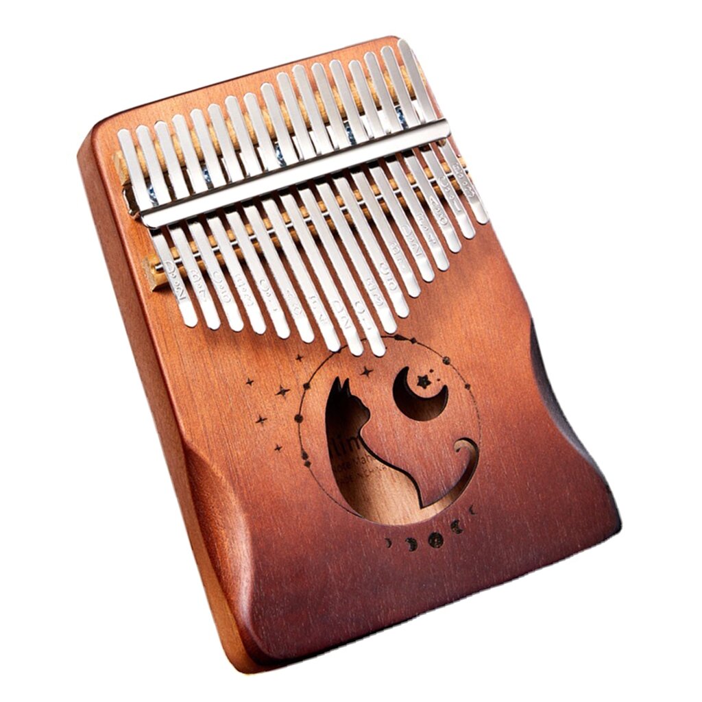 17 Keys Mini Thumb Piano Portable Wood Finger Piano Easy to Learn Mini Kalimba Gift Professionals Beginners Piano Tools