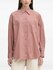 Рубашка PATRIZIA PEPE Logo-patch oversized shirt, размер 40