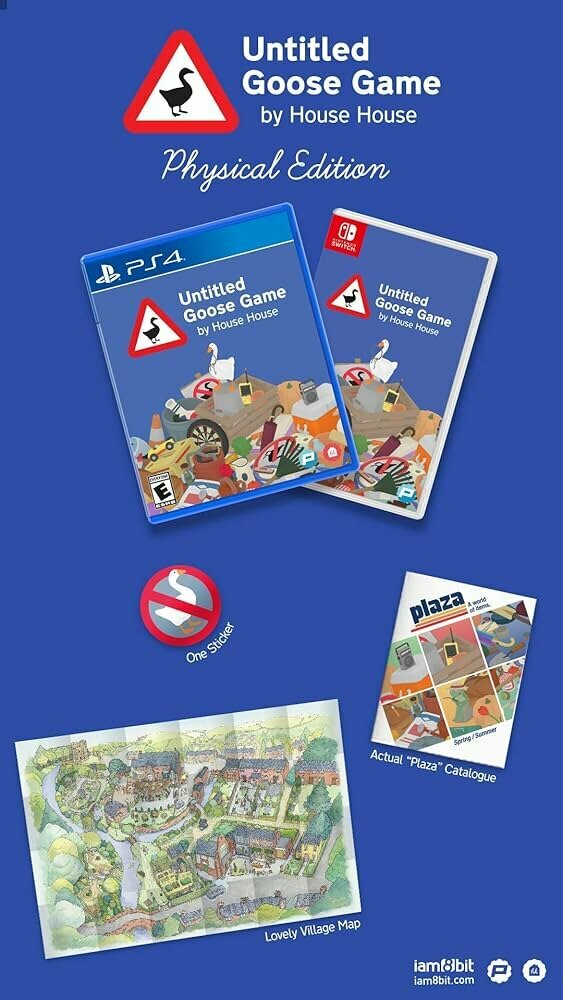 Untitled Goose Game , для PlayStation 4 / 5 , Blu-ray , Русские субтитры — фото 1