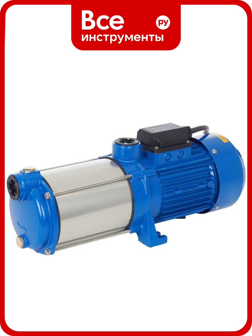 Насос Aquario AMH(T)-125-6P, чугунный корпус, центробежный, горизонтальный, 1400Вт