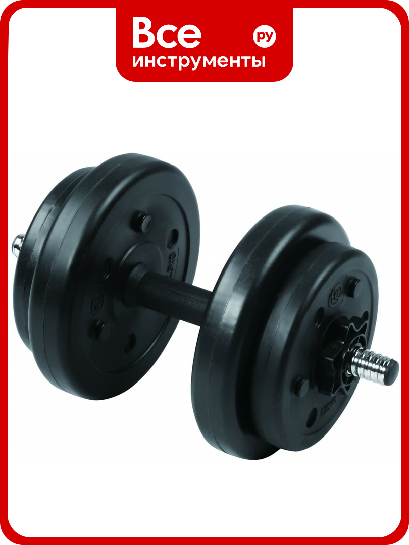 Гантель сборная Lite Weights 8 кг х 1 шт. 3108CD, выполнения физических упражнений
