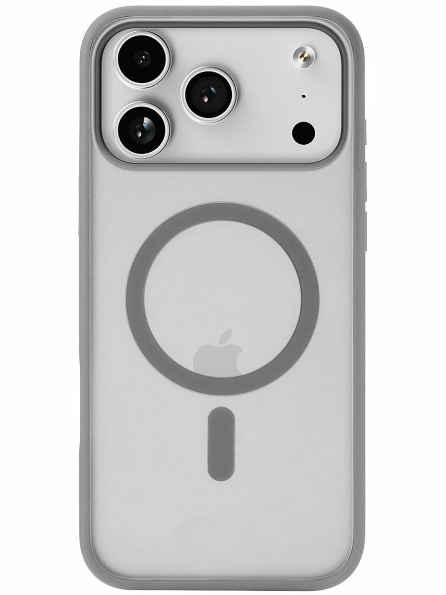 Клип-кейс uBear Cloud Mag для Apple iPhone 17 Pro Max Серый