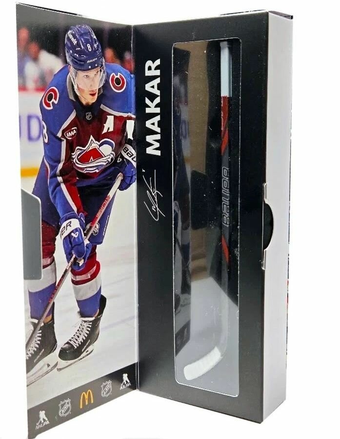 Mcdonalds NHL Star Hockey Mini Sticks 2026 Canada Exclusive, Colorado Cale Makar - коллекционная мини-клюшка