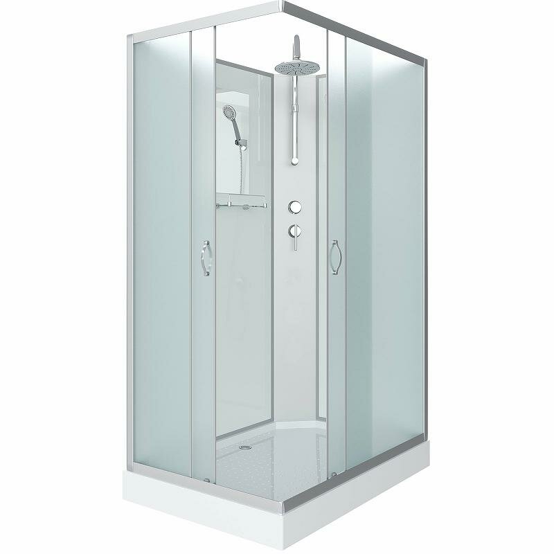 Душевая кабина Niagara Classic 120x80 432853QBKT профиль хром, без гидромассажа
