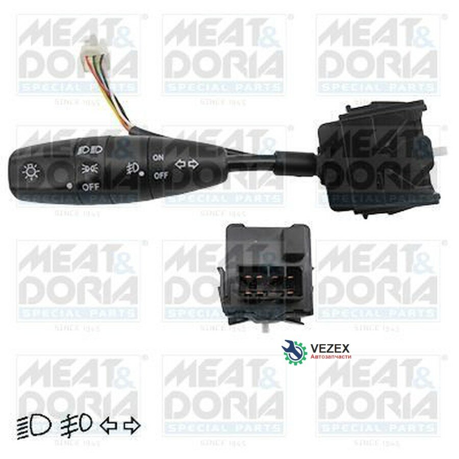 MEATDORIA 23309 переключатель подрулевой левый!\ Daewoo Lanos 1.4-1.6i 97>