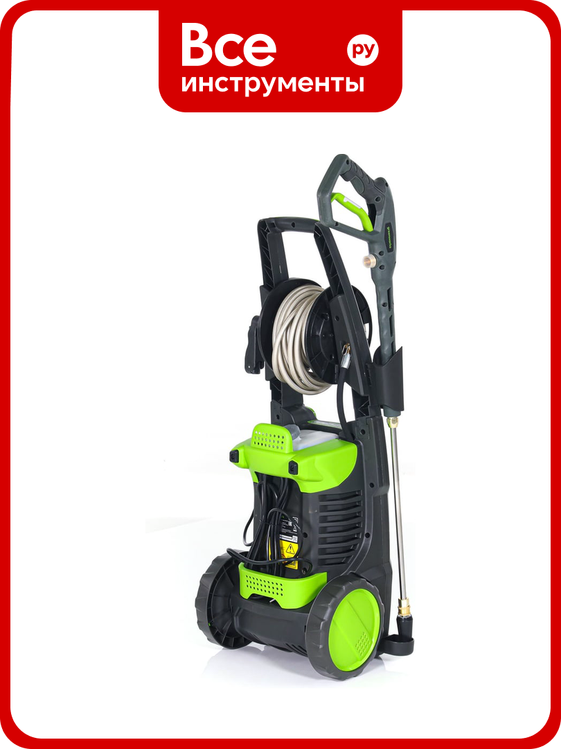Электрическая мойка высокого давления Greenworks 2000 Вт, 140 бар 5106607