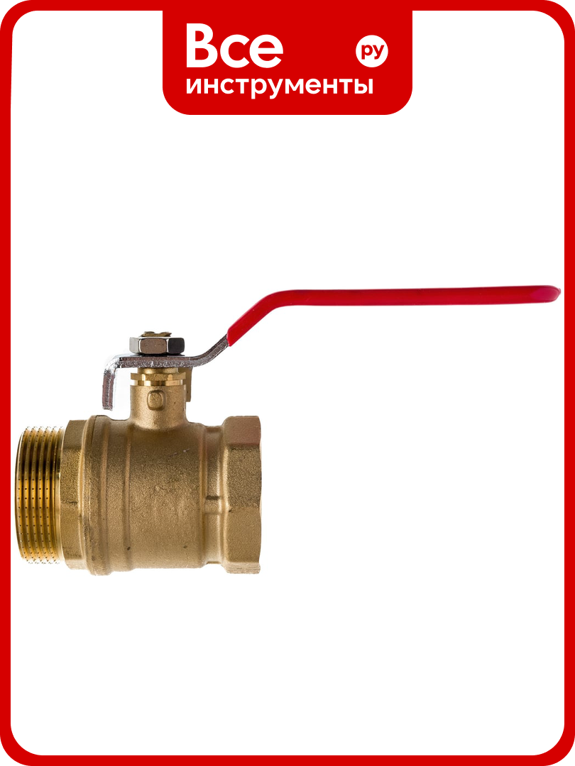 Шаровой кран ProfECO 1 1/2 ВР-НР, муфтовый, ручка, Ду40, Ру40 11Б27п1 PE-112FML