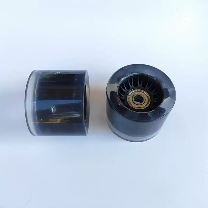 60x45мм черные светодиодные ролики для скейтборда, комплект из 1 шт