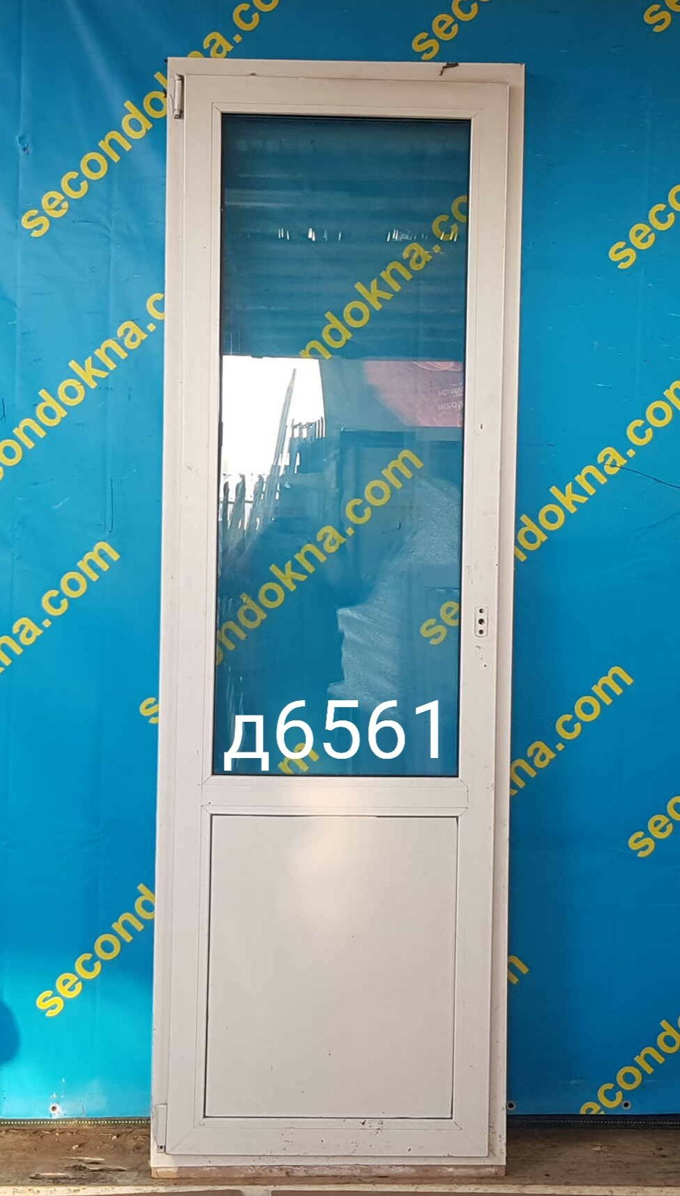 Дверь пластиковая Б/У 2300(в)х740(ш)