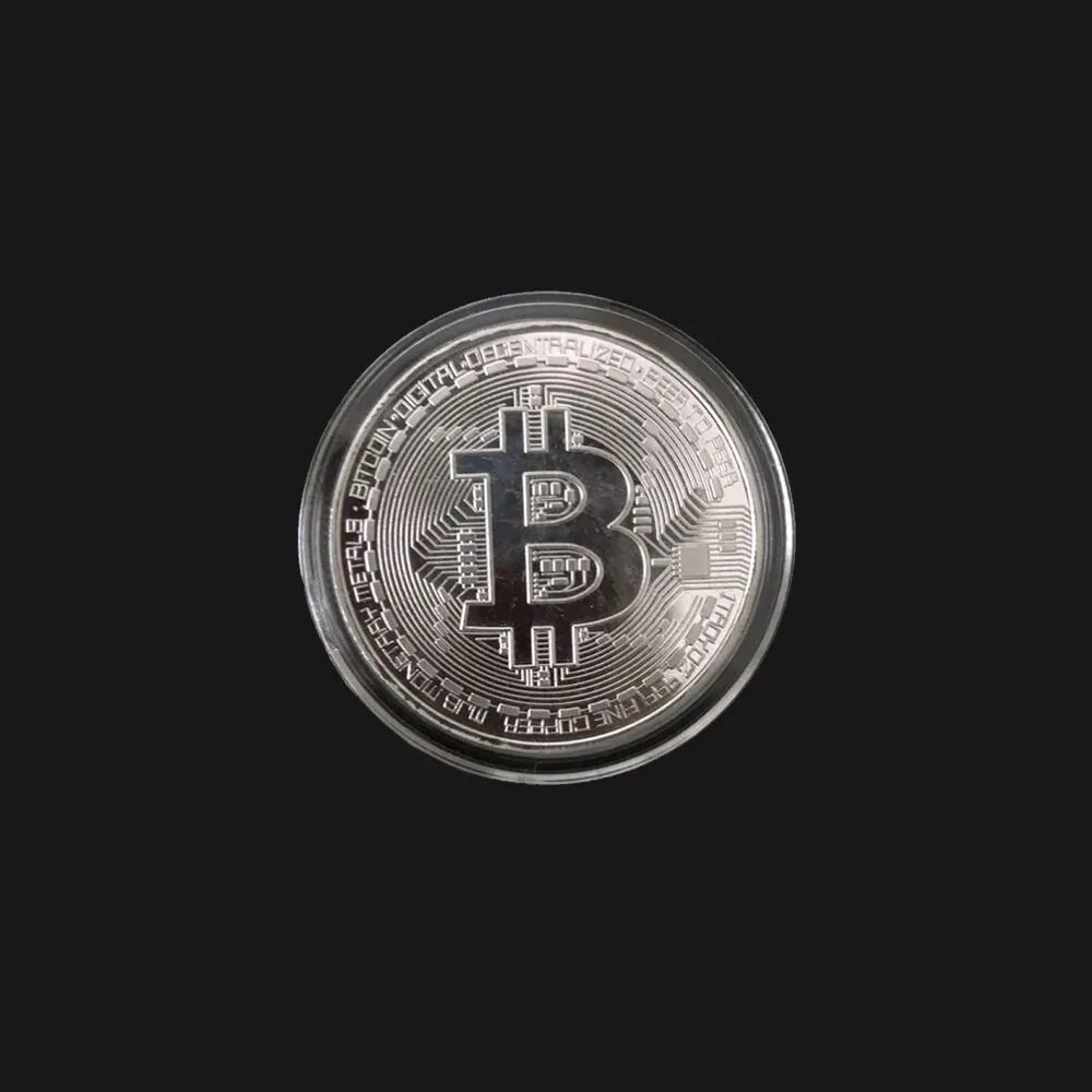 Монета Биткоин — фото 1