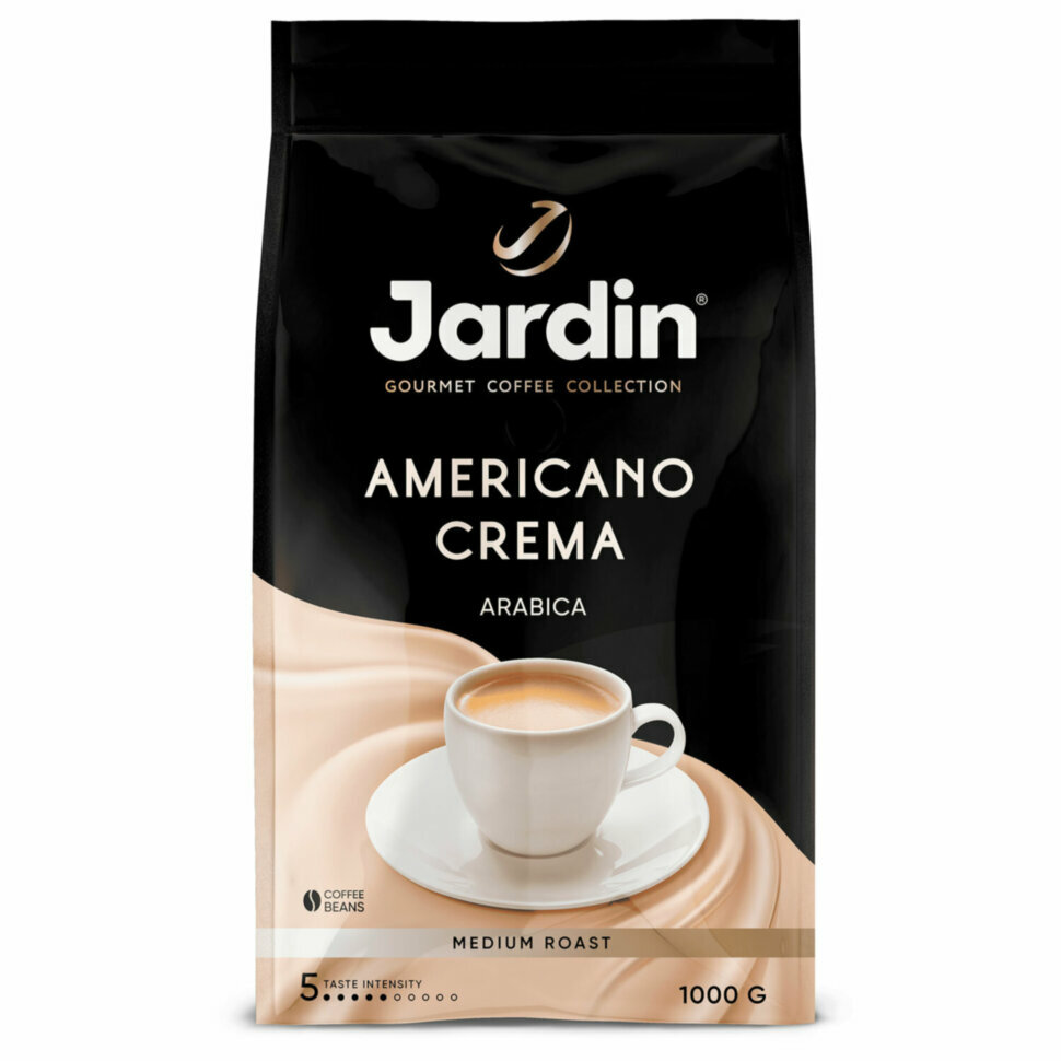 Кофе в зернах JARDIN "Americano Crema" 1 кг, 1090-06-Н, 621977