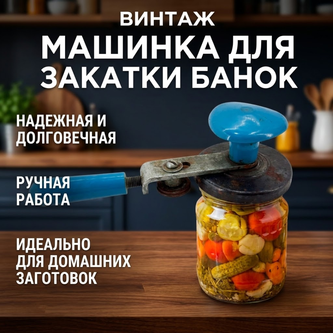 Закаточная машинка, винтаж СССР