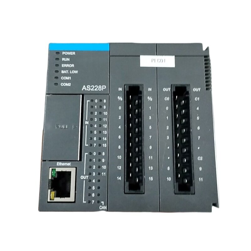 100% Новый оригинал Процессорный модуль Electronics AS200, 64K шагов, Ethernet, mini USB, AS228P-A