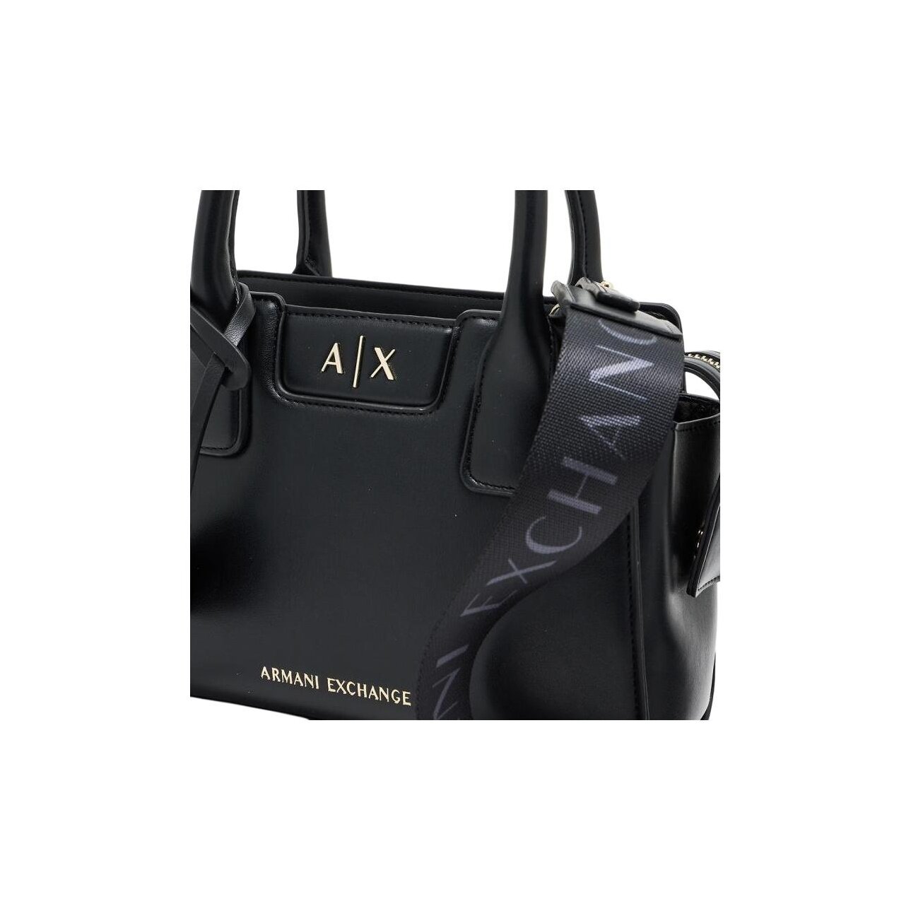 Сумка Armani Exchange, фактура матовая, черный — фото 1