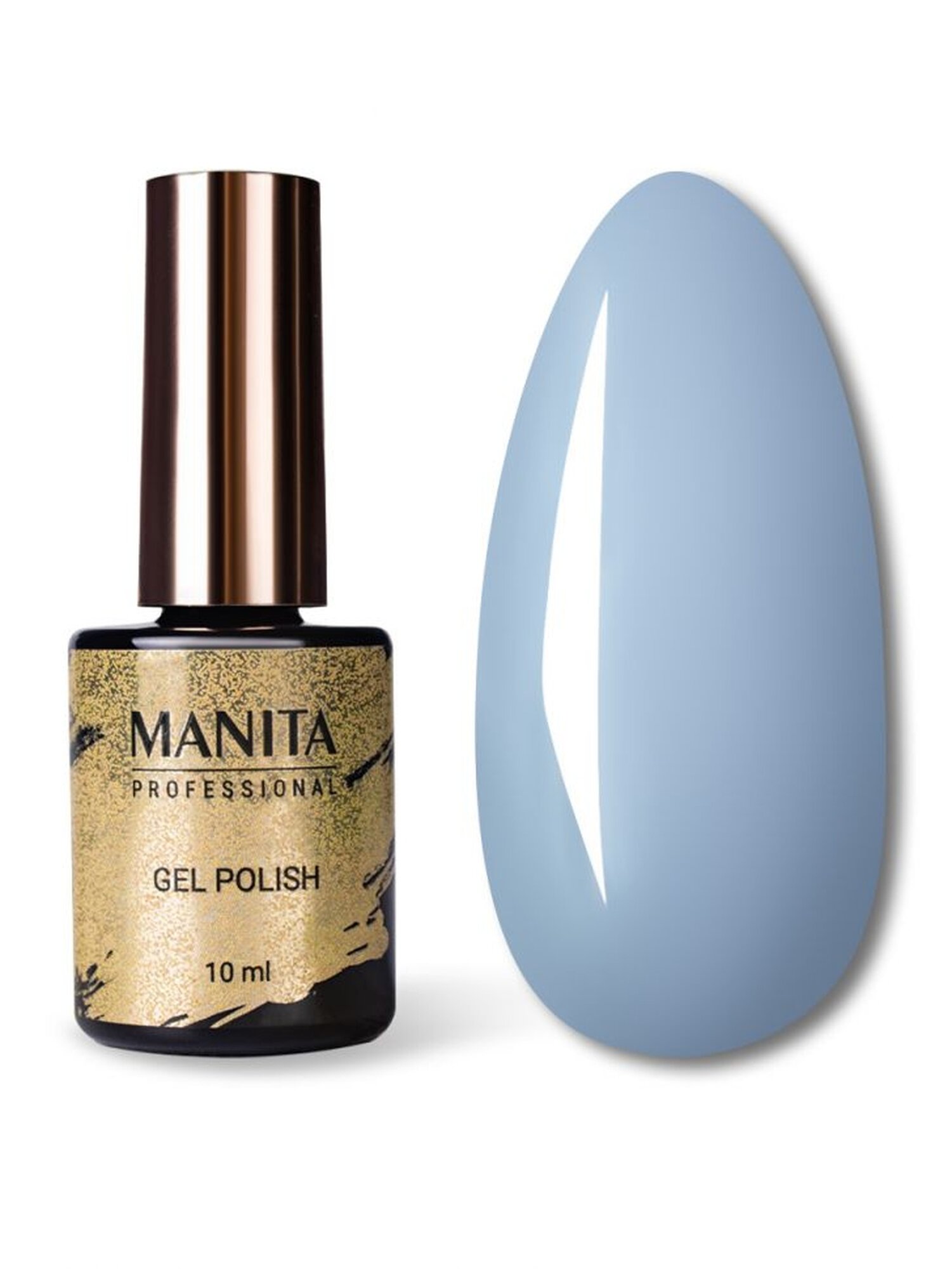 Гель лак Manita CLASSIC №055 "BLUE LAGUNE" 10 мл, глянцевый, голубой