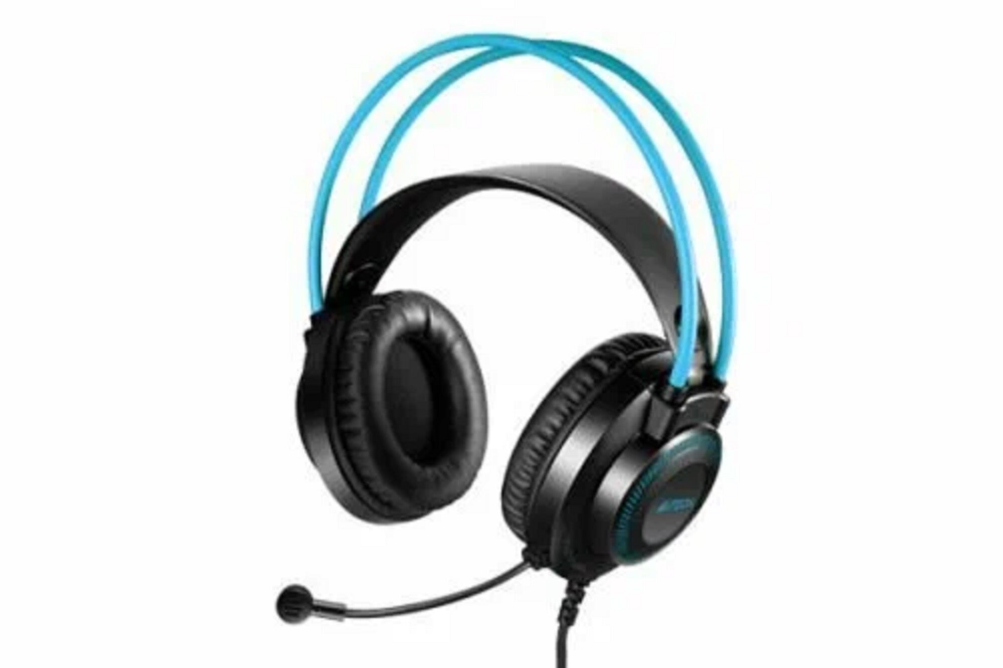 Гарнитура A4Tech Fstyler FH200i серый/синий 1.8м накладные оголовье 1431336