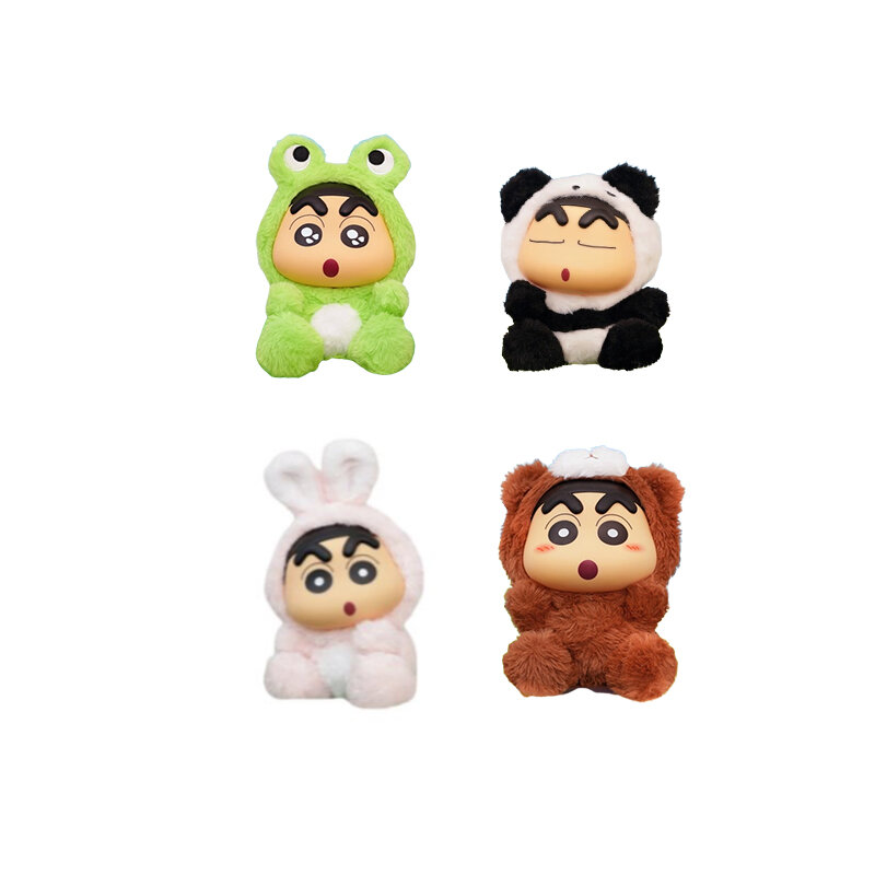 Виниловая плюшевая игрушка-сюрприз унисекс 52TOYS Crayon Shin Chan, полная коробка 4 шт.
