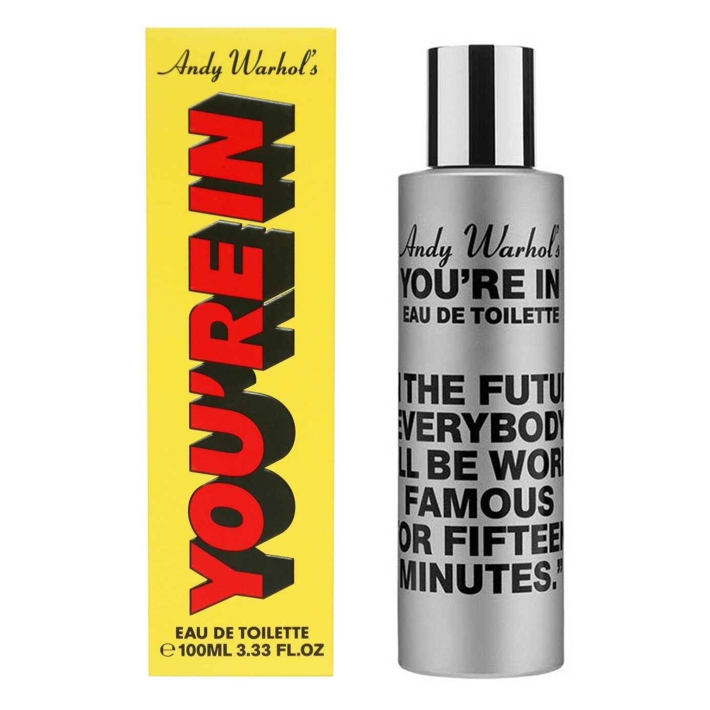 Comme Des Garcons Andy Warhol In The Future Everybody Will Be World Famous For Fifteen Minutes туалетная вода 100 мл унисекс