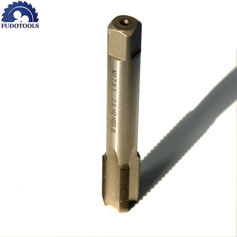Метчик м/р по стали, М17х1.25, DIN371 HSS6542/P6M5, комплект 1 шт, FUDO.