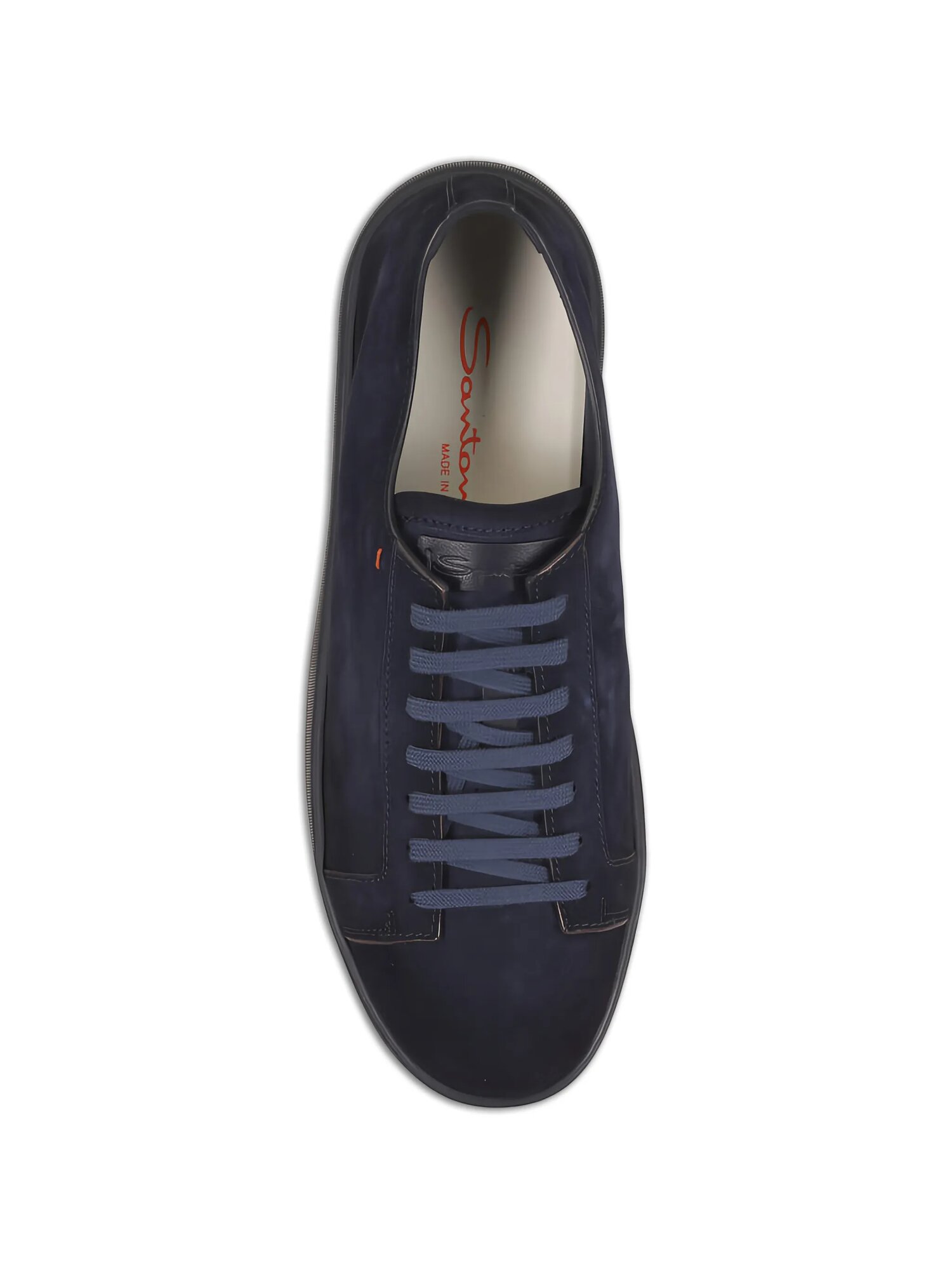 Кроссовки Santoni Suede lace-up sneakers, размер 9 — фото 1
