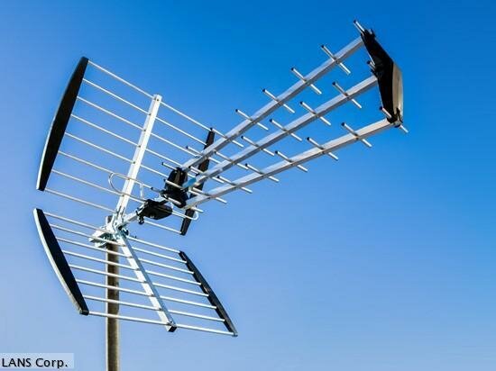 Антенна ДМВ Lans UL-15 DX со встроенным LTE фильтром пасивная, без усилителя КУ 15Дб