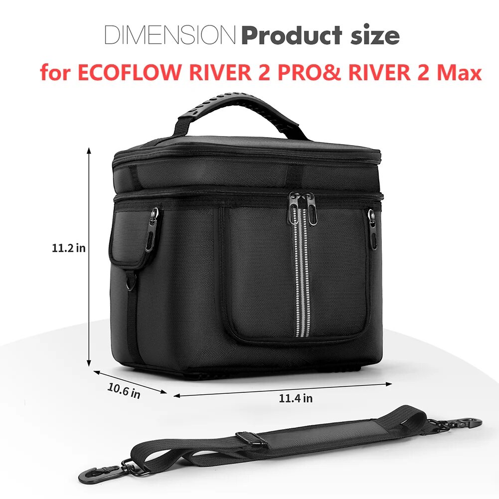 Сумка для Ecoflow River 2 Pro/Max, черная