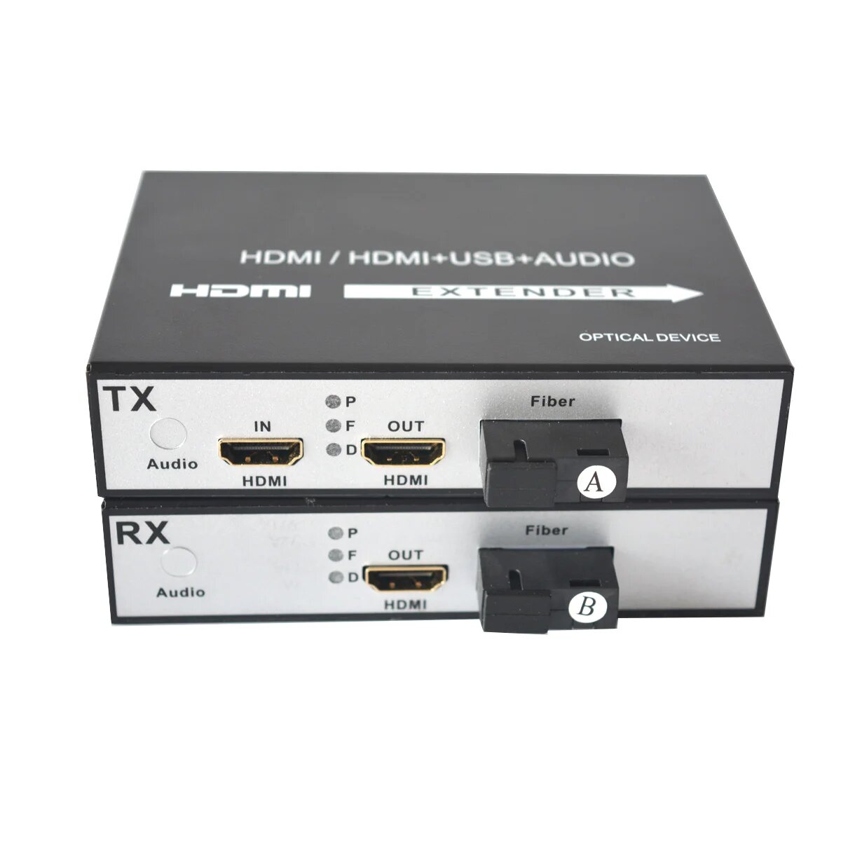 HDMI оптоволоконный преобразователь 1080P с Loop out