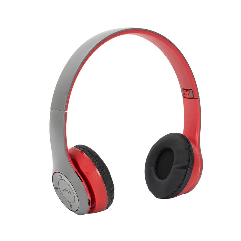 Беспроводные наушники Bluetooth 5.0 Red, складные