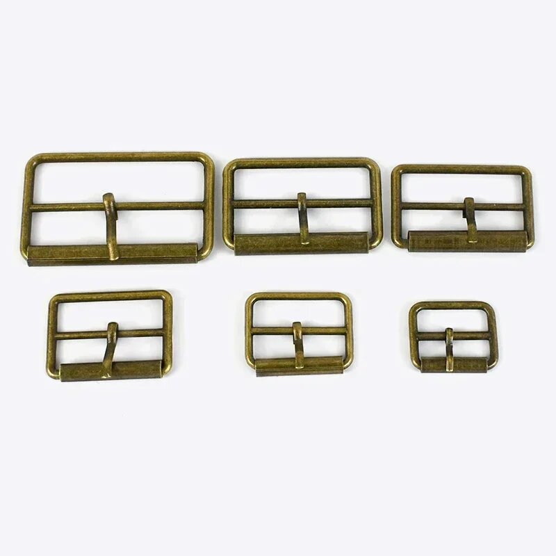Металлические пряжки Meetee 20-50 мм Бежевый, 25mm-5Pcs, Bronze-2