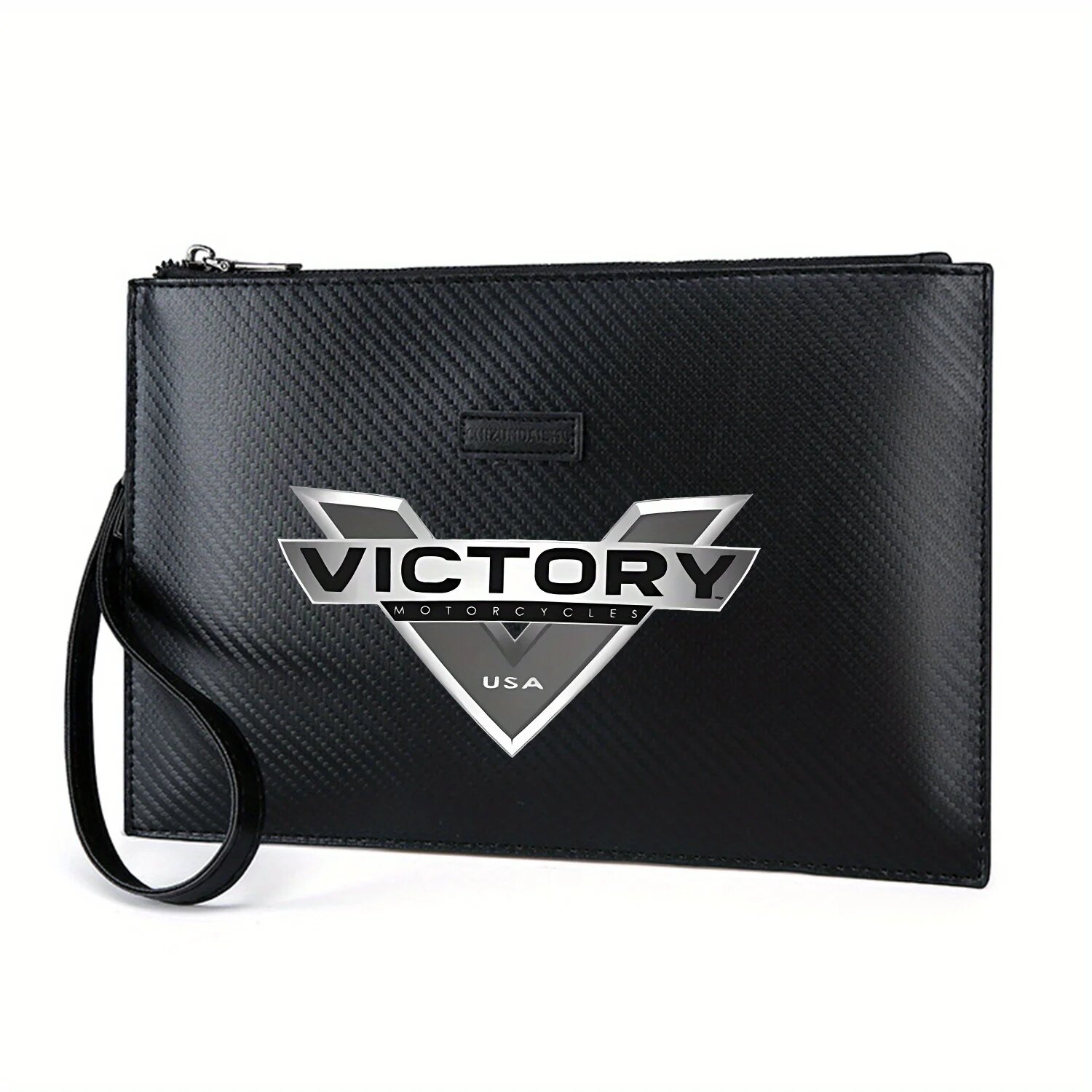 Victory Motorcycles США дизайн иконового логотипа Элегантная мужская сумка из искусственной кожи с принтом Модная и для повседневной носки