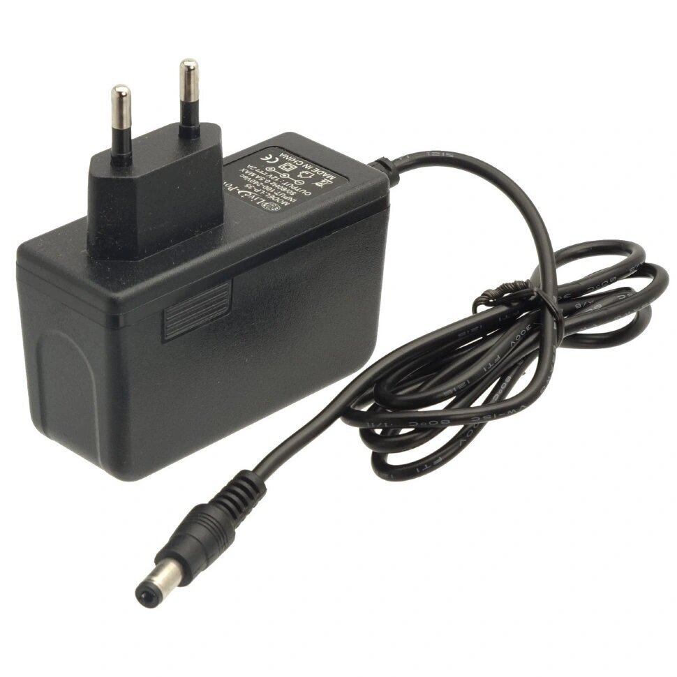 Блок питания (сетевой адаптер) для ресиверов Триколор ТВ 12V/2A (5.5x2.5)