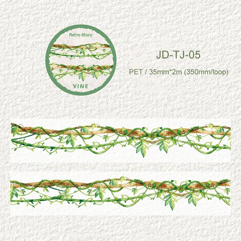 Скотч Jianwu Vine Twist для скрапбукинга JD-TJ-05
