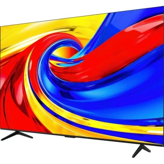 Телевизор Tcl 43P7L, QLED, 4K Ultra HD, черный