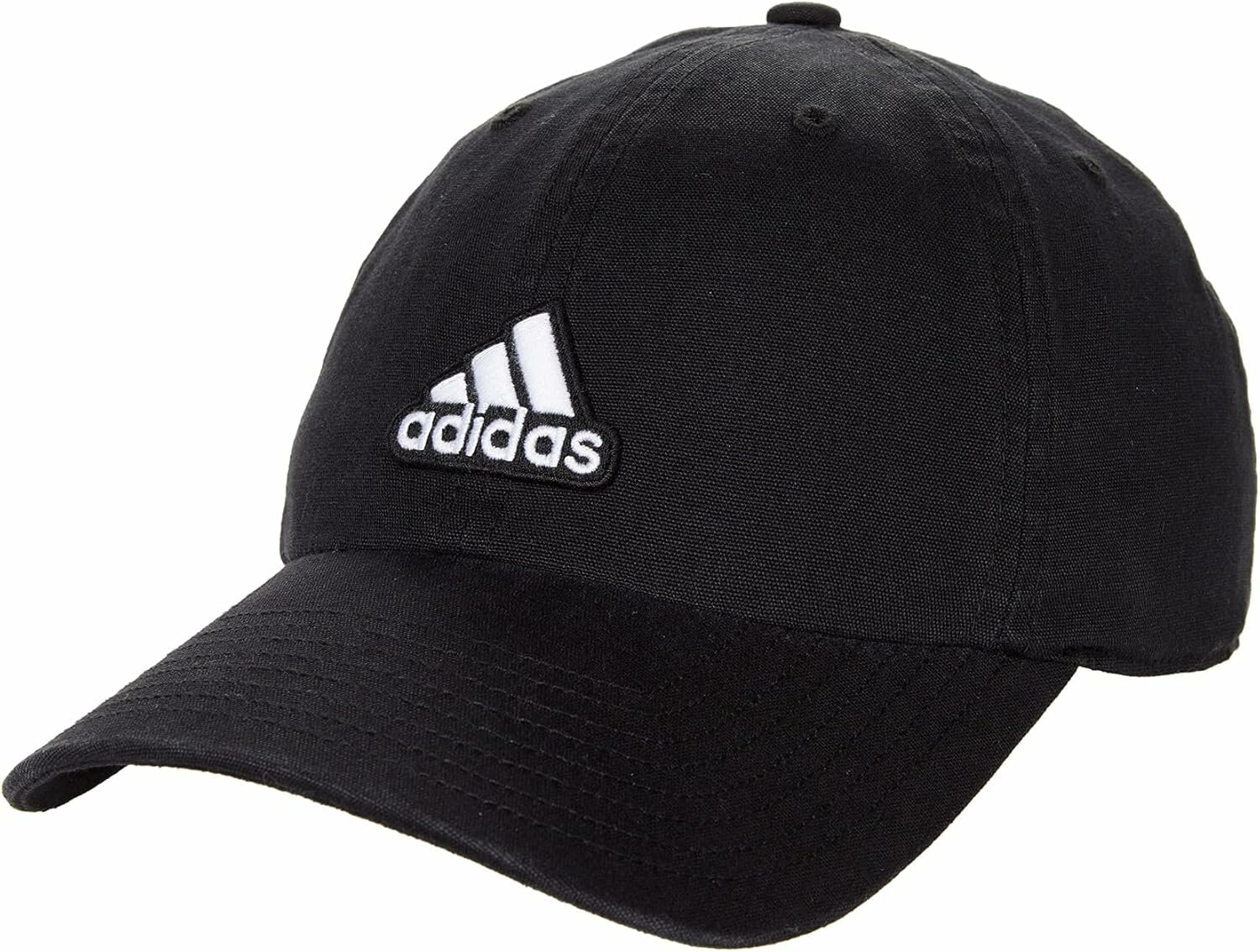 Бейсболка adidas для мужчин и женщин, размер 56-63, черный/белый