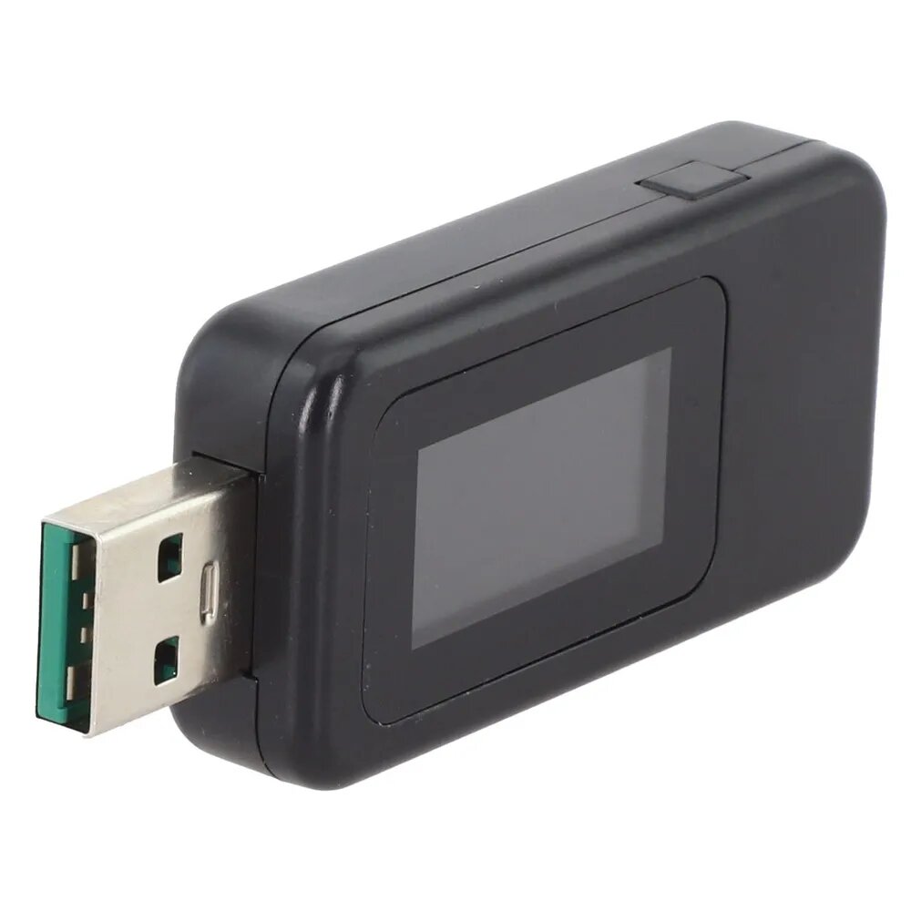 Цифровой вольтметр-амперметр с цветным дисплеем, USB-тестер 4-30 В 0-6,5 А