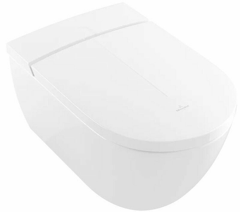 Унитаз биде Villeroy&Boch ViClean V0E200R1 подвесной цвет Альпийский белый с сиденьем Микролифт
