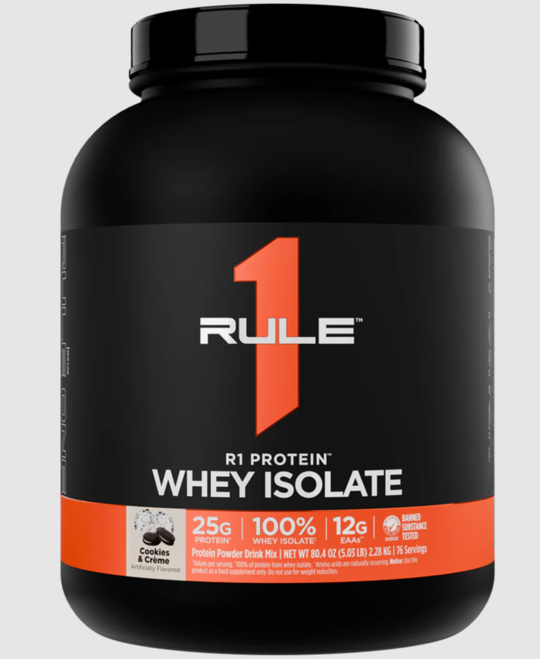 Rule One R1 PROTEIN Isolate, Изолят, 2.2 кг, порошок (Печенье-крем)