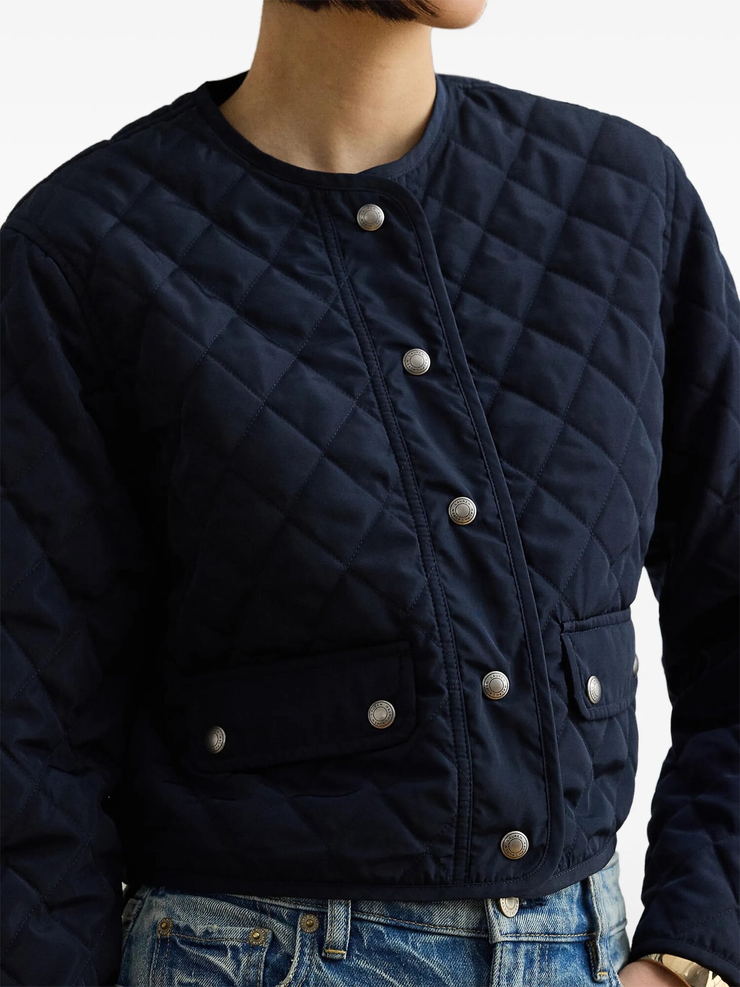 Куртка Lauren Ralph Lauren Quilted button-fastening jacket, размер 6 — фото 1