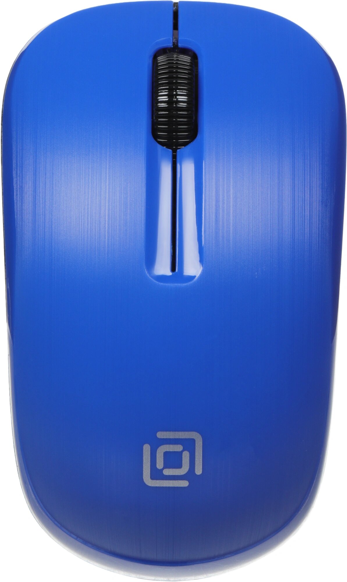 Мышь Оклик 525MW черный/синий оптическая (1000dpi) беспроводная USB для ноутбука (3but)