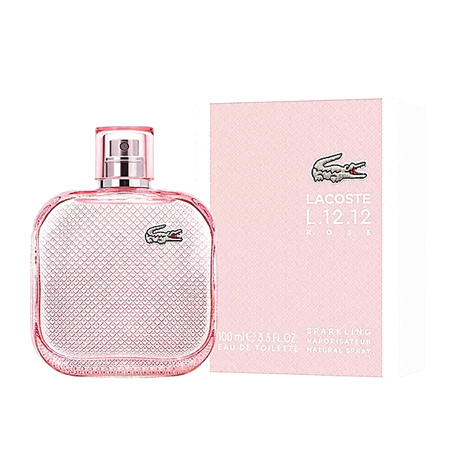 Туалетная вода Lacoste L.12.12 Rose Sparkling 100 мл - Лакост Л.12 Роуз Искрящаяся Спарклинг