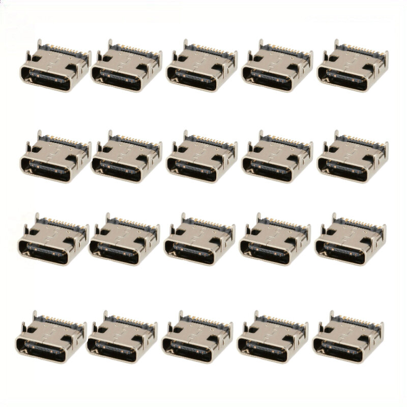 Гнездо USB 3.1 Type-C SMD 16P DIP4, 20 шт.