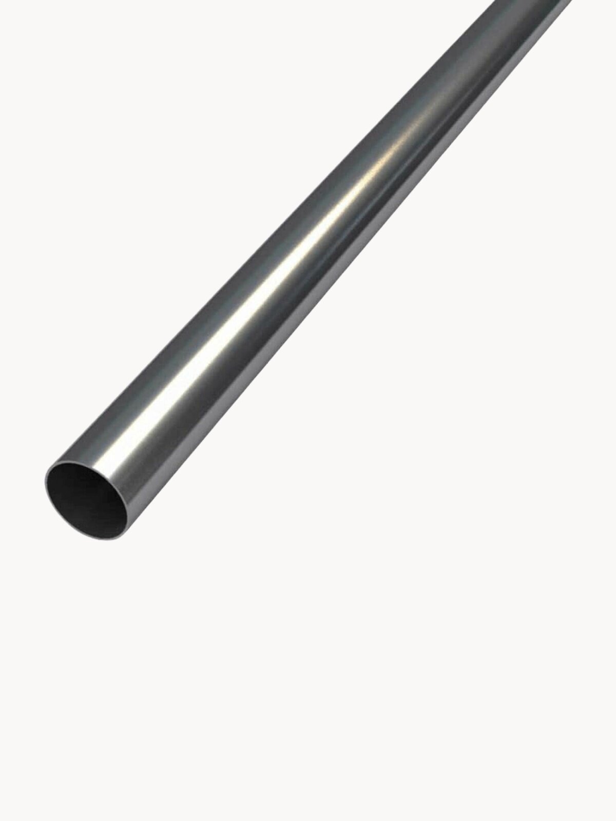 Труба круглая нержавеющая 52х2 мм 1метр серебристая (AISI304)