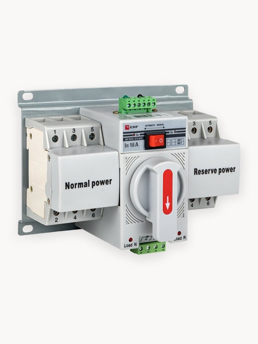 АВР 16А (C) EKF - Устройство автоматического ввода резерва трехфазное МCB 3Р 400В PROxima