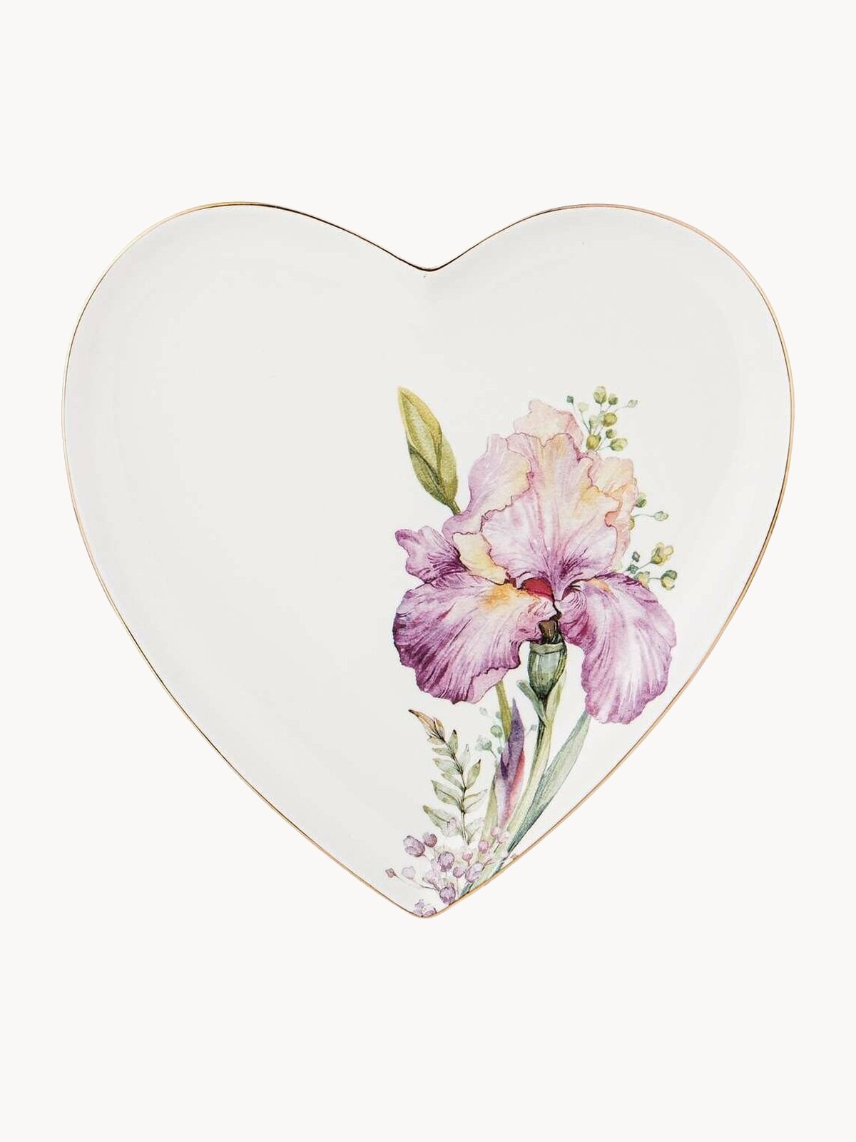 Тарелка - сердце lefard iris 21,5*2 см KSG-590-364