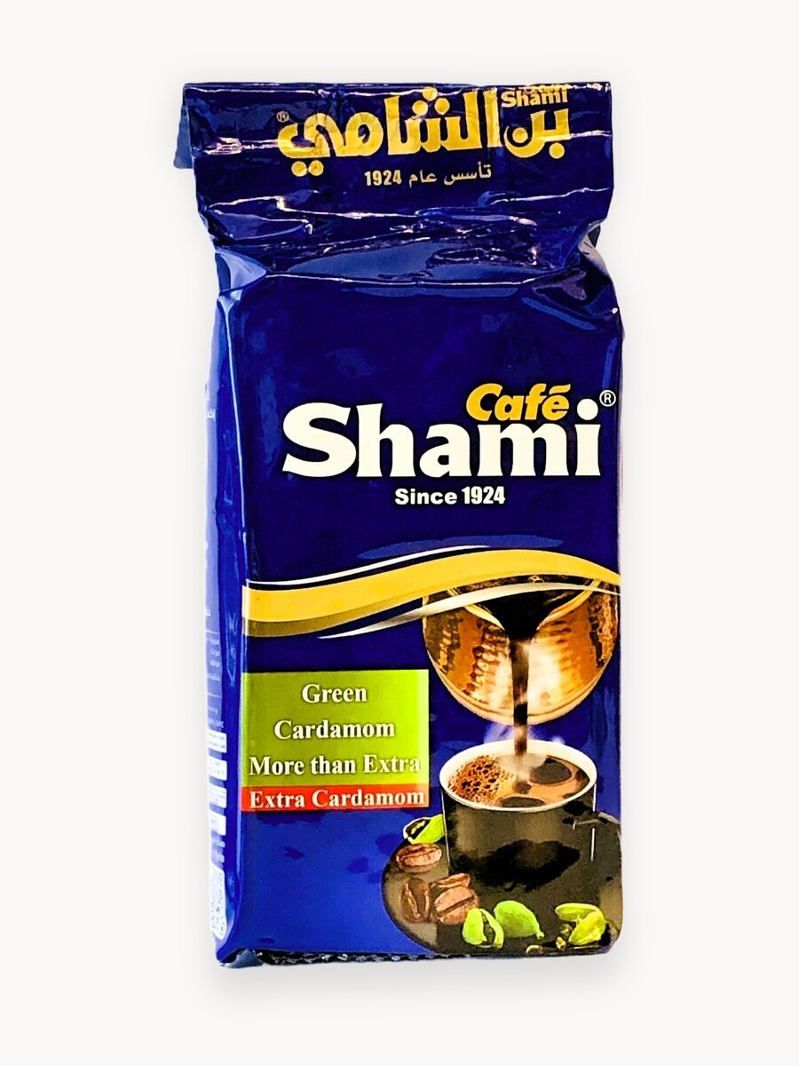 Натуральный молотый кофе с кардамоном Shami Plus 200 гр