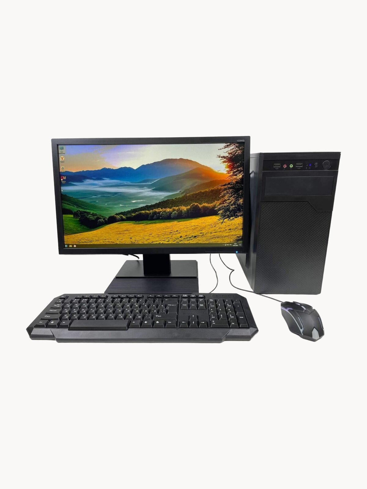 Компьютер Intel 4 ядра 4 ядра /4GB/SSD-128/Монитор-20"