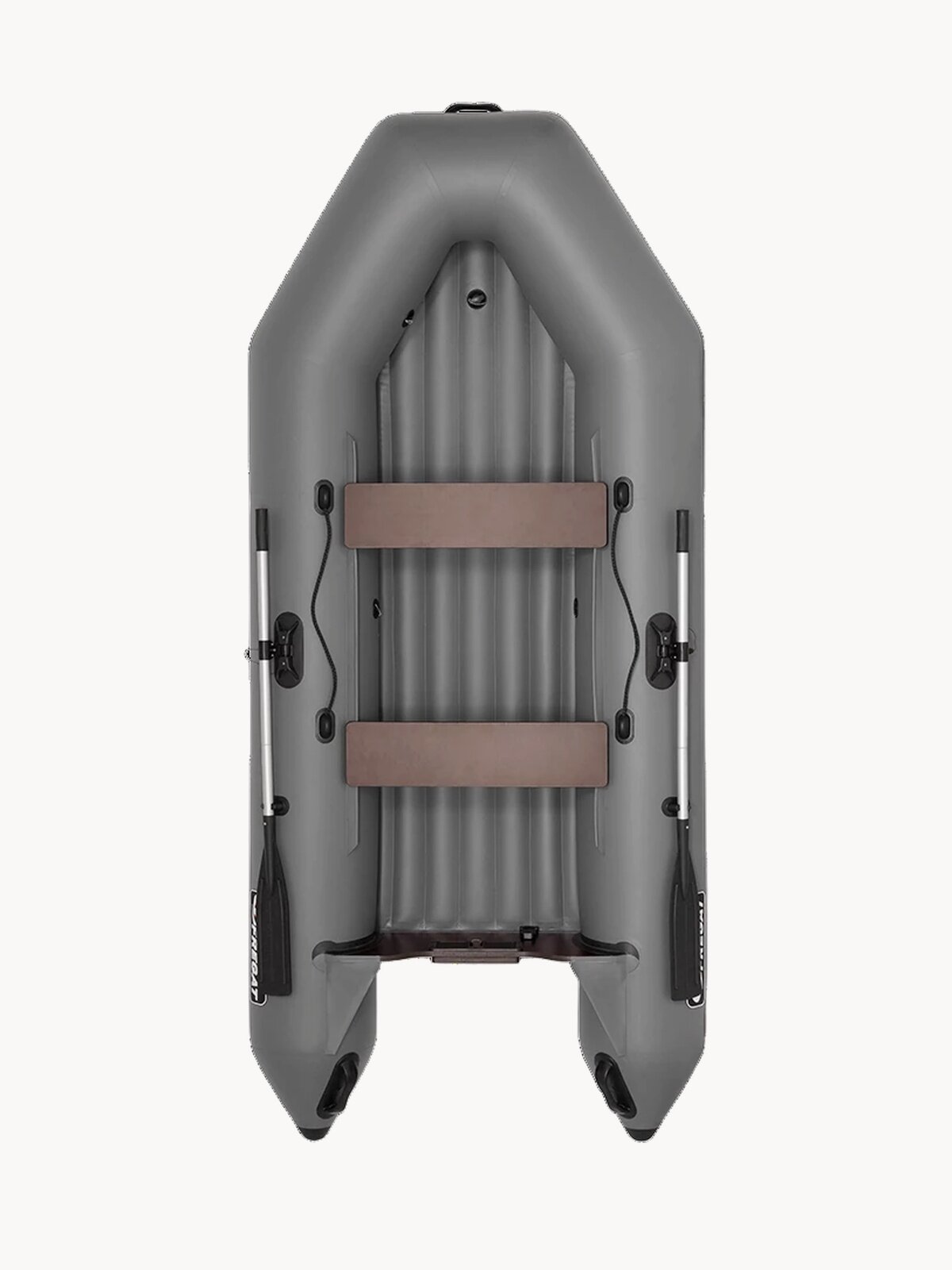 Лодка надувная ПВХ Фрегат 320 Е (НДНД), Серый, для рыбалки, 320 см