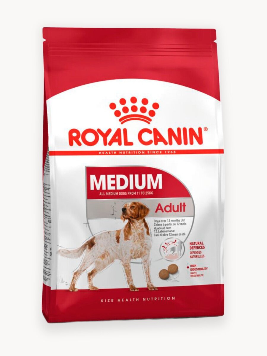 Сухой корм для собак Royal Canin Medium Adult для средних пород, 3 кг