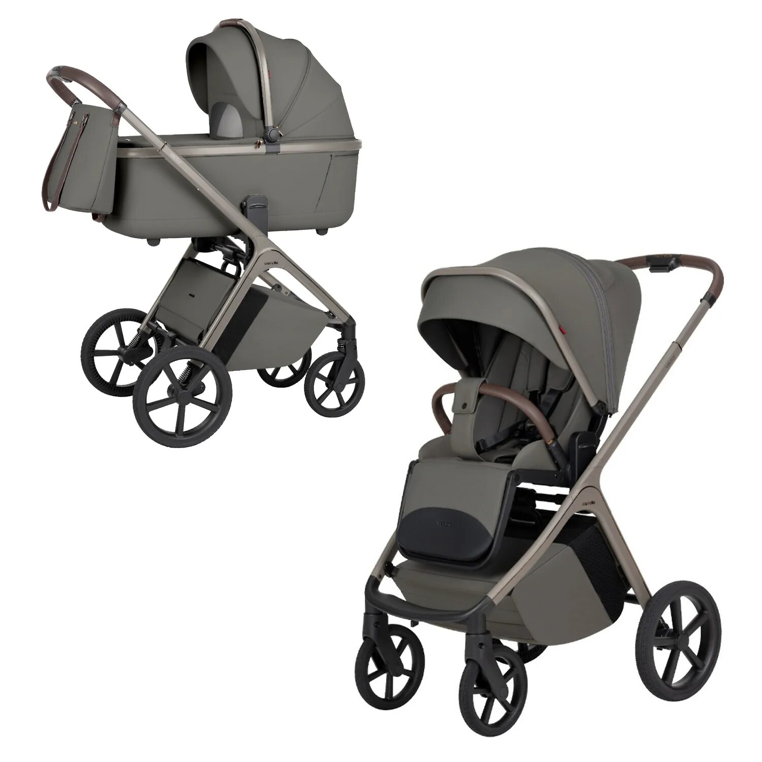 Детская коляска 2в1 Carrello Vector, цвет Artichoke Green LE (Серо-зеленый), артикул производителя CRL-6552
