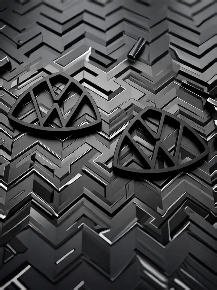 Шильдик VW (элемент тюнинга, реплика)